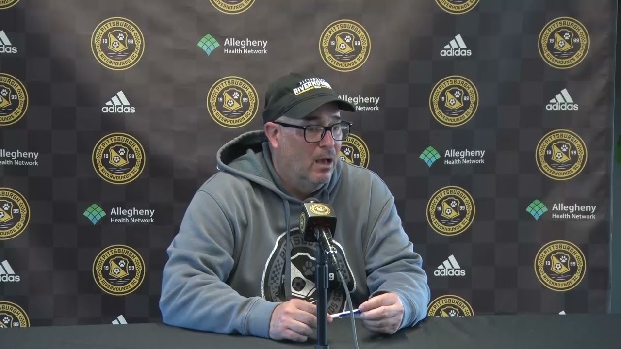 Riverhounds SC HC Bob Lilley Postgame After Win Over Union | Pittsburgh ...