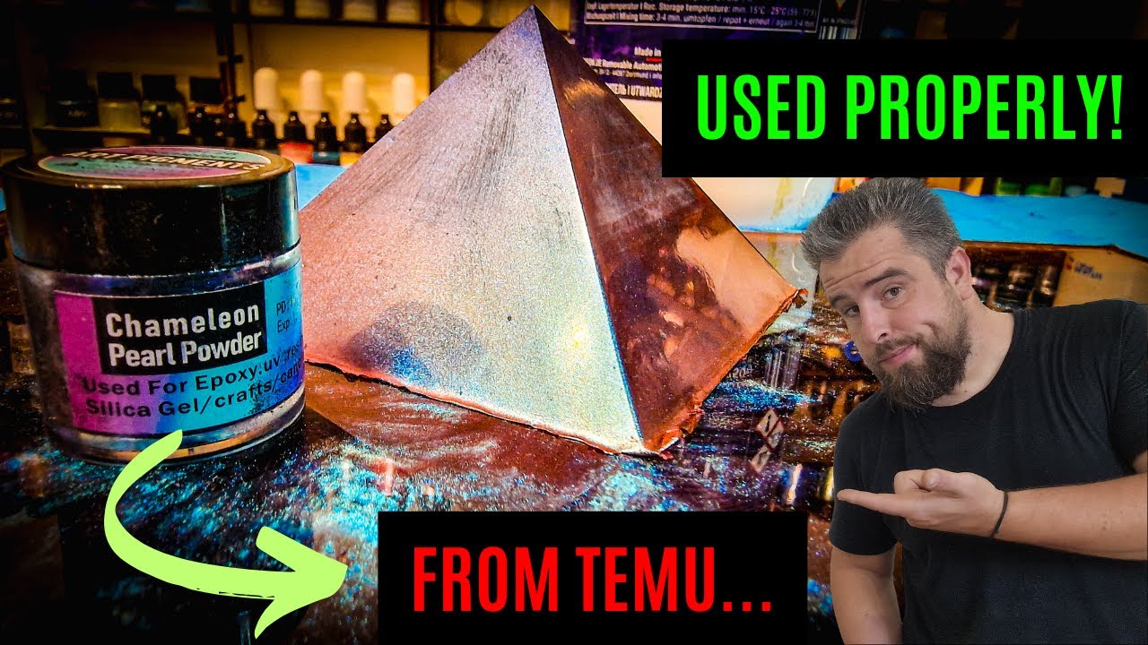 I bought Chameleon Pearl MICA powder from TEMU. Redemption? - YouTube