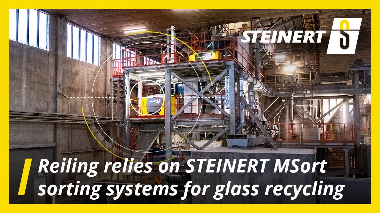 How STEINERT helps Reiling to comply with glass recycling's strict limits - YouTube