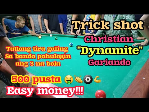 Trick shot ni Christian \
