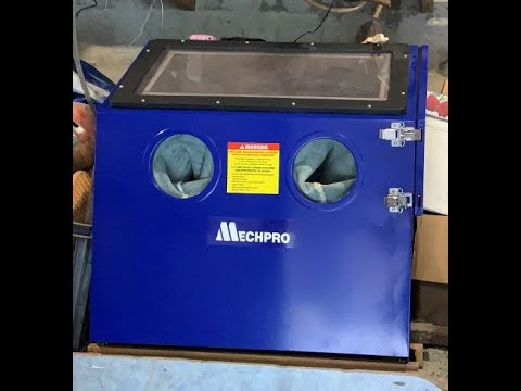 Mechpro Sand Blasting Cabinet - YouTube
