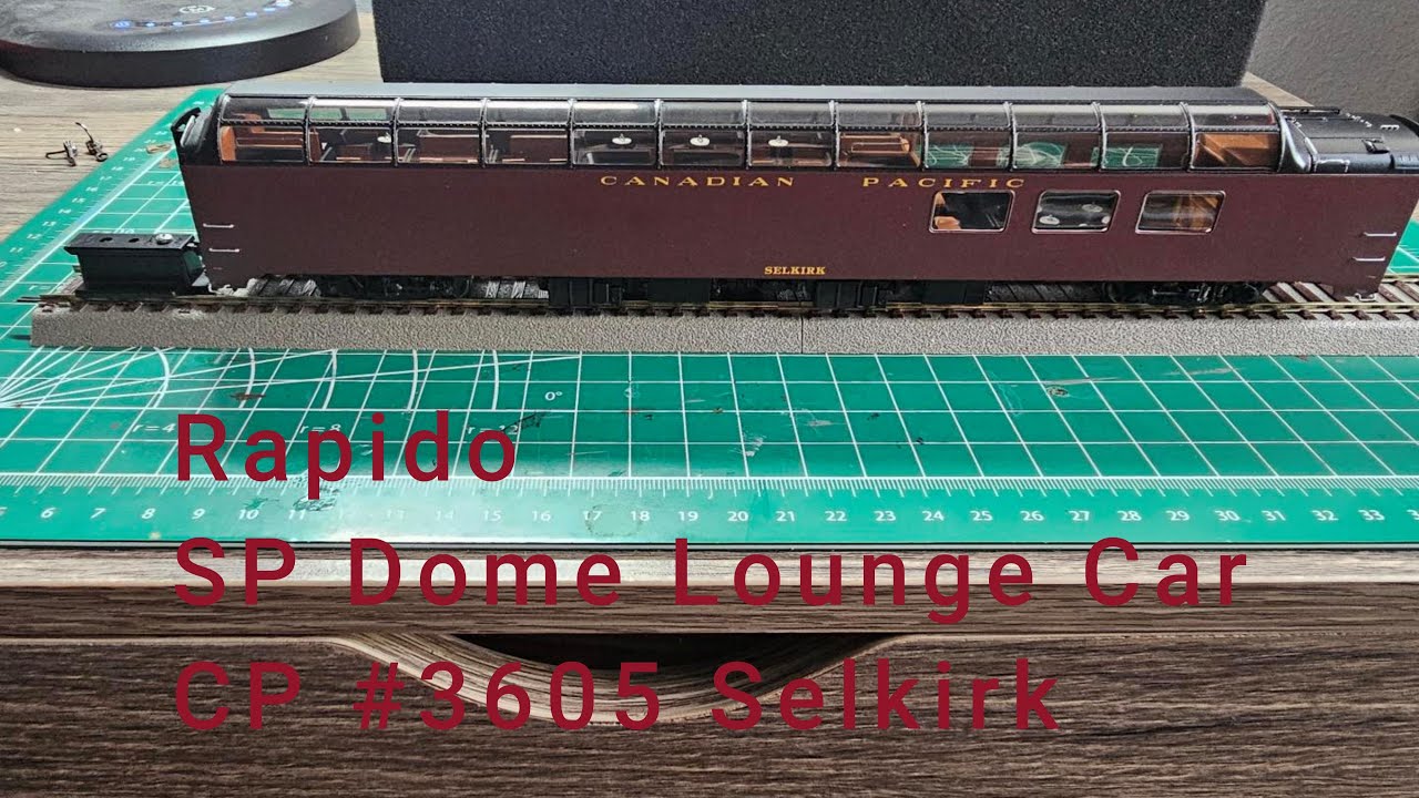 Traveling in Style - Rapido SP Dome Lounge Car CP Selkirk Review - YouTube