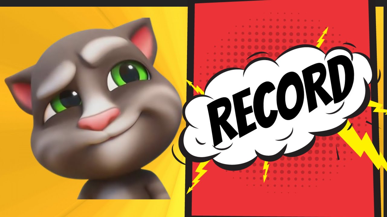 My talking Tom 2||My new record 🤯 - YouTube