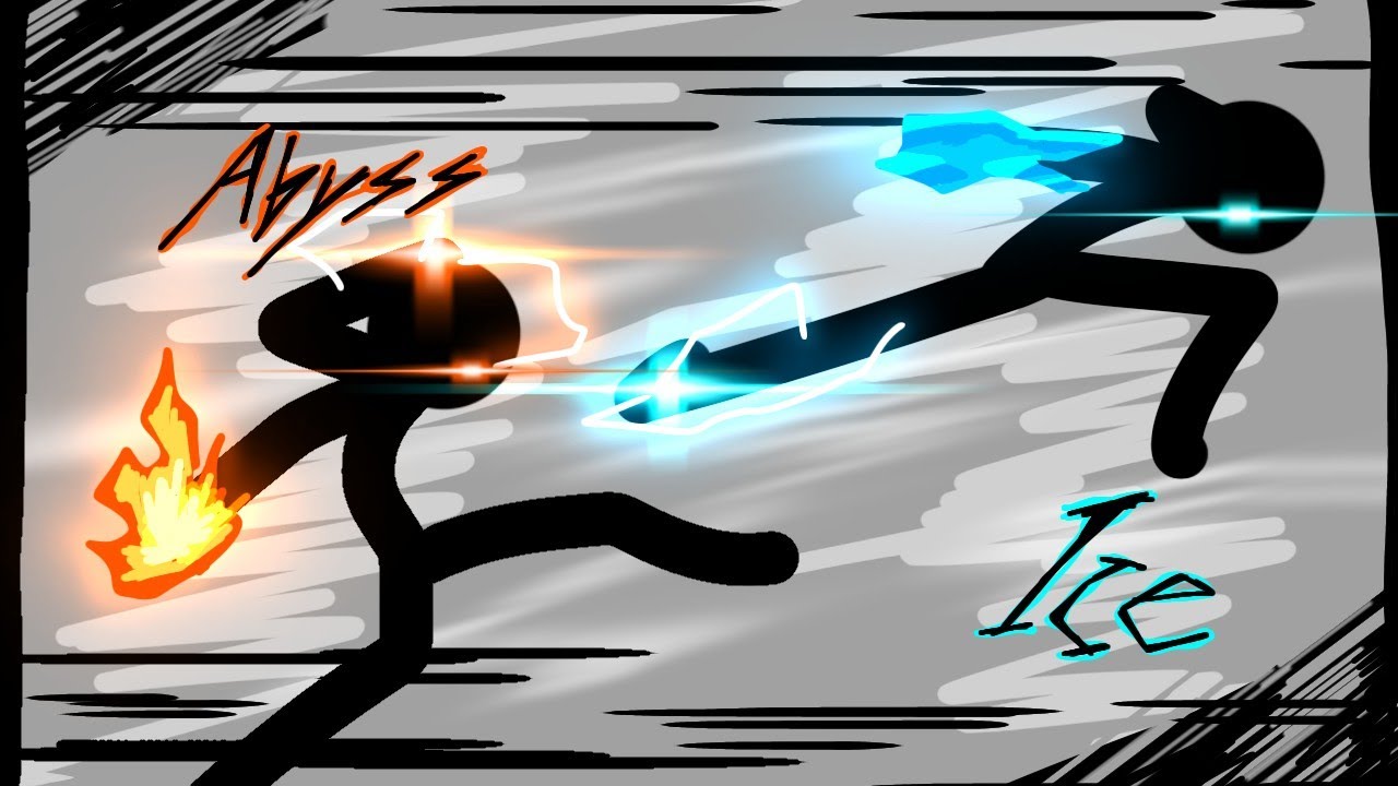 Ice vs Abyss | Flipaclip Animation - YouTube