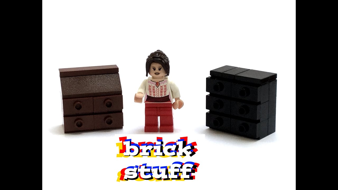 Brick Stuff - How to make a LEGO Chest of Drawers - MiniMakes #4 - YouTube