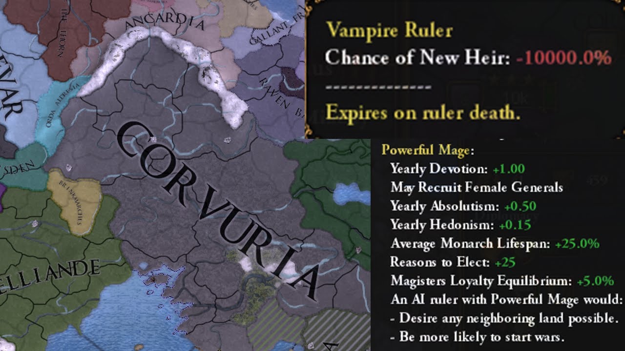 CORVURIA SCALES AND VAMPIRES ALL OVER ANBENNAR EU4 MULTIPLAYER PART 2 ...