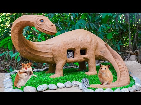 Build Hamster Maze Jurassic Park - Hamster House in Dinosaur