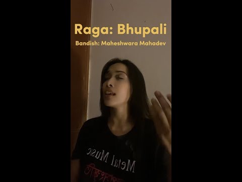 I spontaneously sang a bit of vistar on Raga Bhupali | Maheshwara Mahadev  🔱