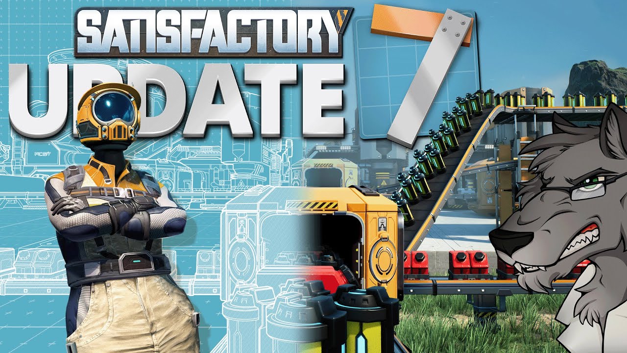 Satisfactory #1 - Chaos zu fünft! (Update 7 - Multiplayer) - YouTube