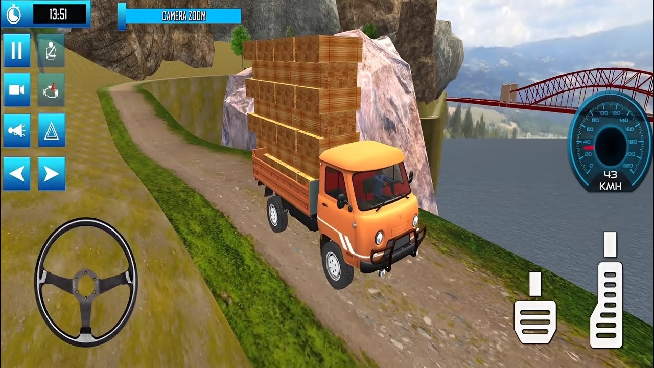 Heavy Cargo Truck Off-road Tough Driving - Android Gaming - YouTube