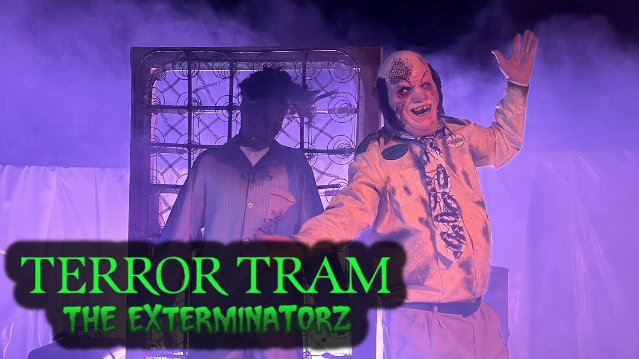 Terror Tram Exterminatorz Full Walkthrough Halloween Horror Nights 2023 ...
