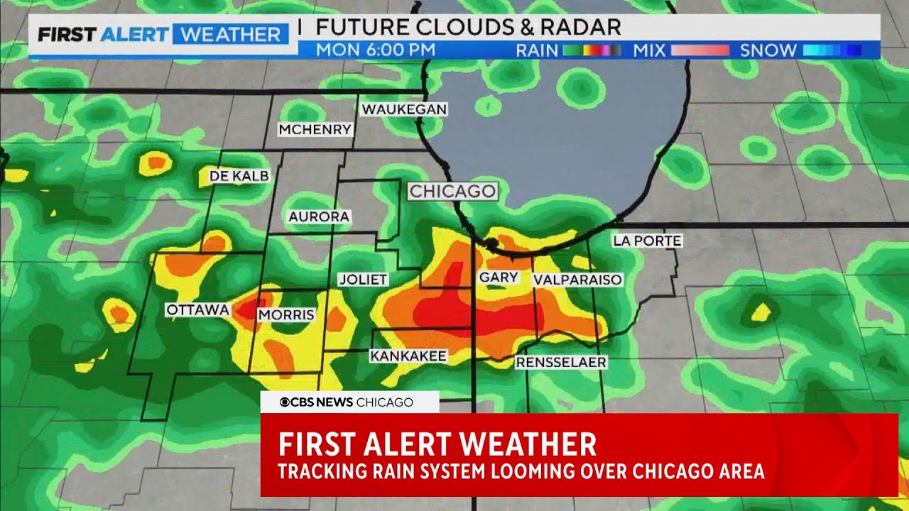 First Alert Weather: Tracking rain system looming over Chicago area ...