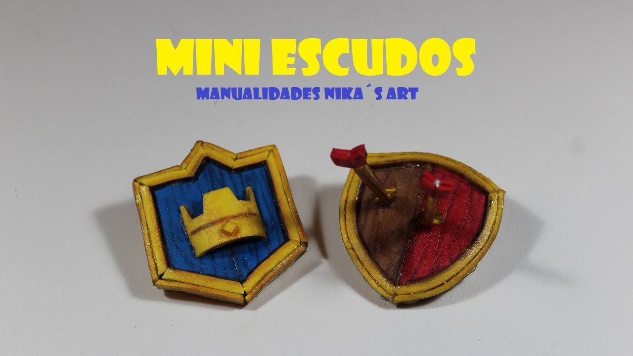 Mini Escudos de Clash Royale y Clash of Clans - YouTube