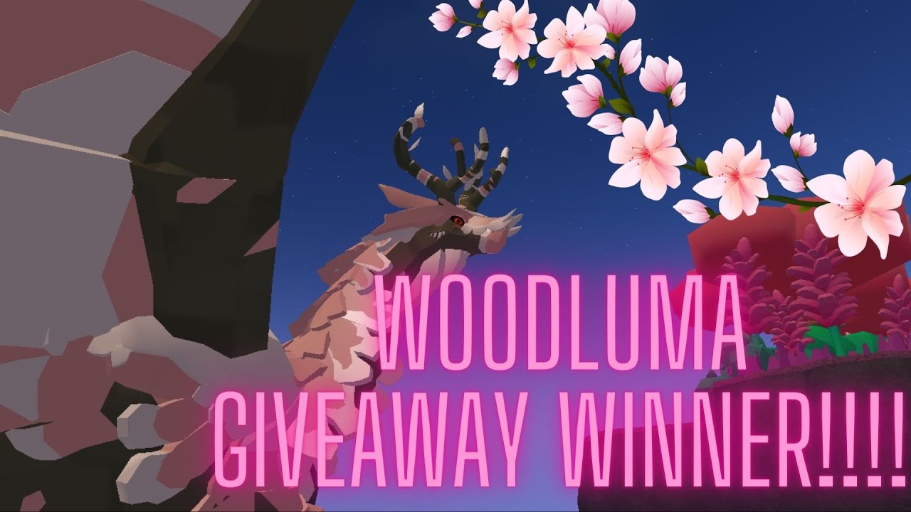 Woodluma GIVEAWAY WINNER!!!!!! -Dragon Adventures- ROBLOX - YouTube
