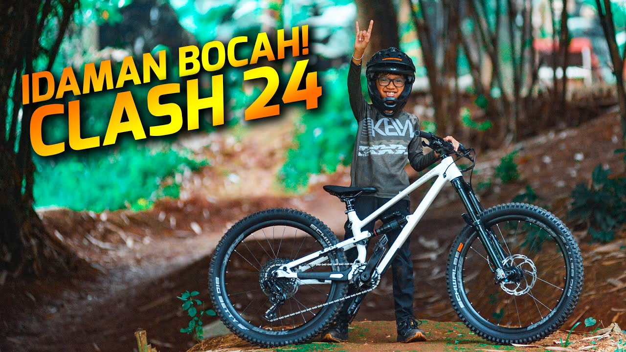 COMMENCAL CLASH V2 // MTB FULLSUS ANAK 24 INCHI TERBAIK!!! - YouTube