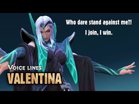 SHE'S ARROGANT | NEW HERO VALENTINA VOICE LINES | MLBB