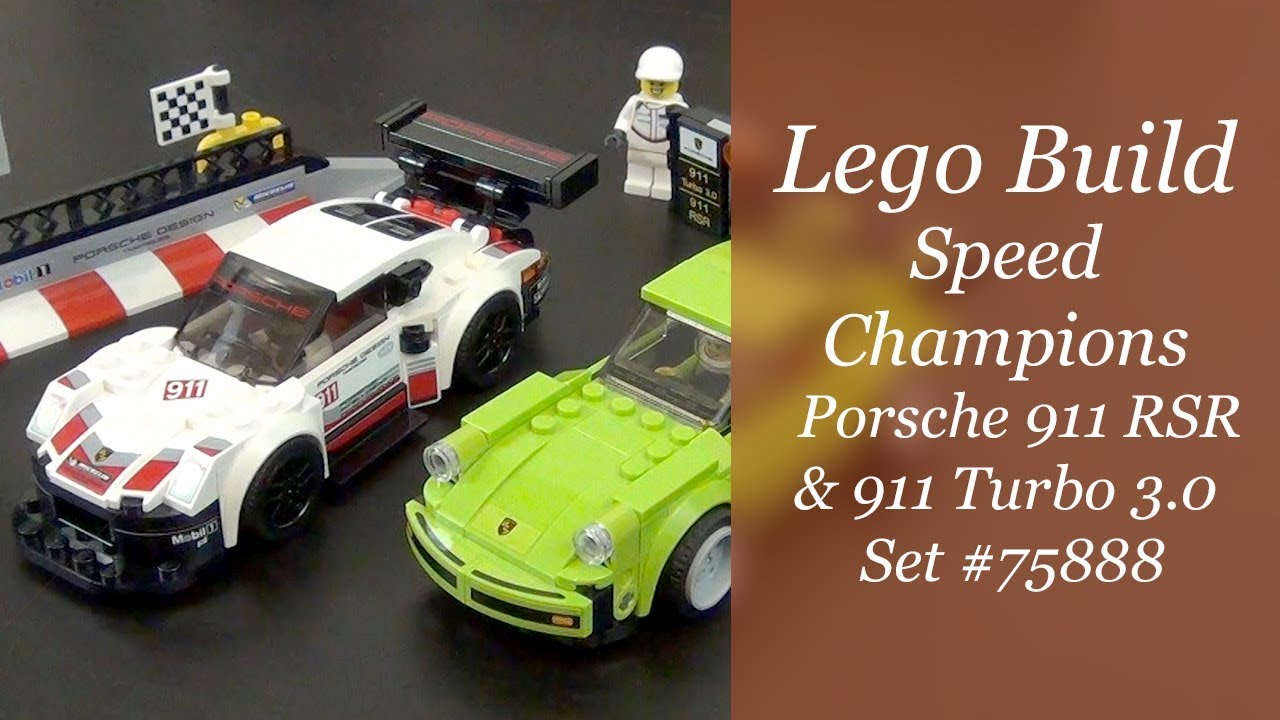 LEGO Porsche 911 RSR and 911Turbo 3.0 Set #75888 - Live Build - YouTube