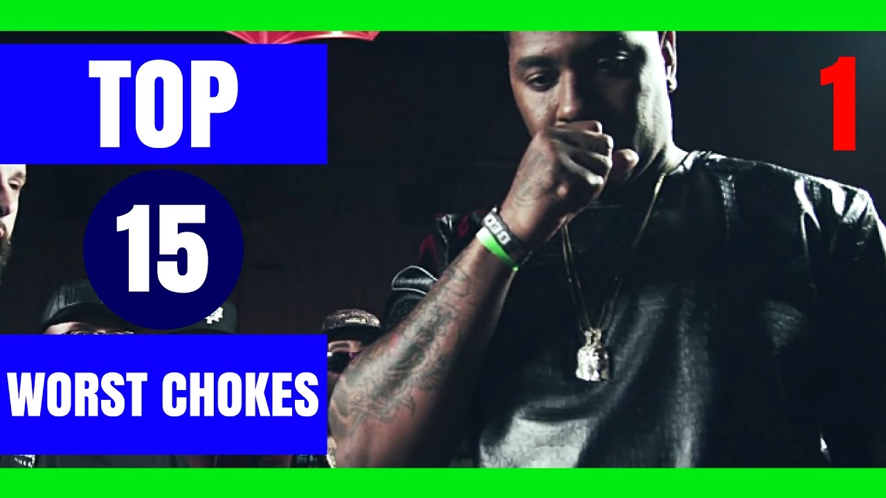 Top 15 Worst Chokes In Battle Rap History - Part 1 - YouTube