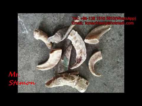 Animal goat cow Horn Crusher crash and grinding pulverizing mill ...