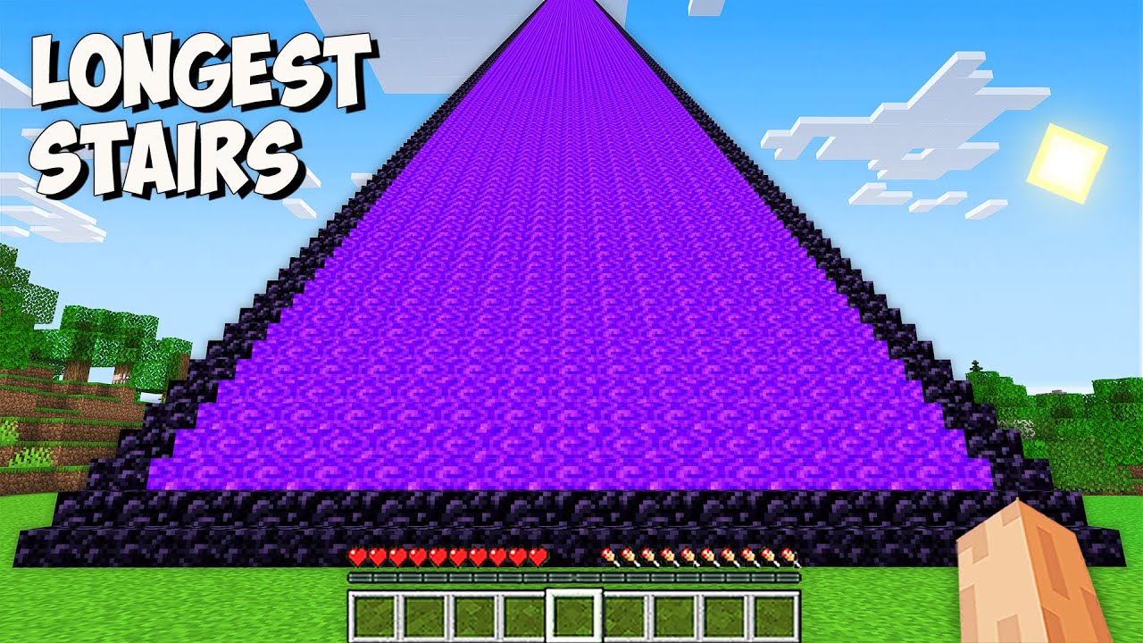 I found THE LONGEST PORTAL STAIRS in Minecraft! Where does THE BIGGEST ...