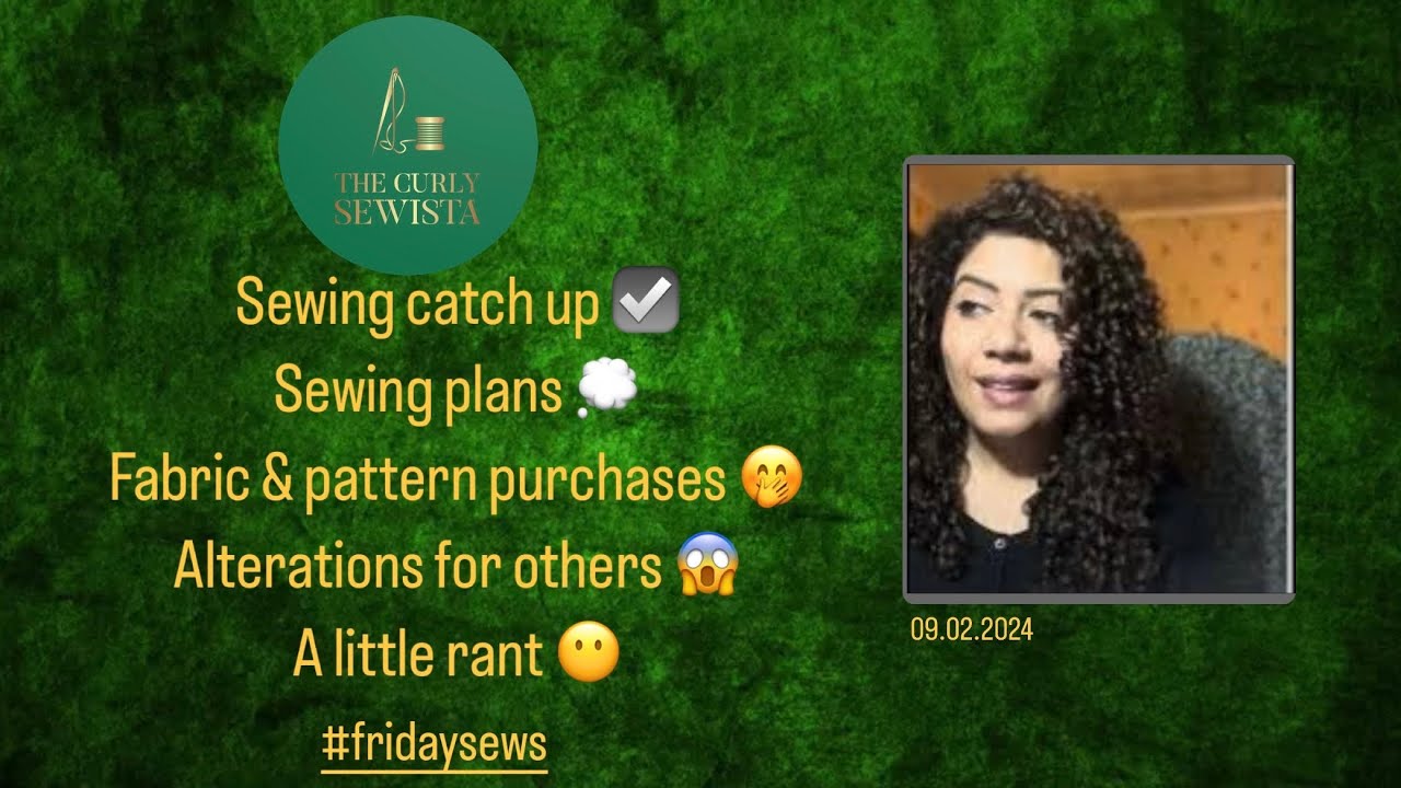 #fridaysews Sewing catch up | Fabric & pattern purchases | A little rant - YouTube