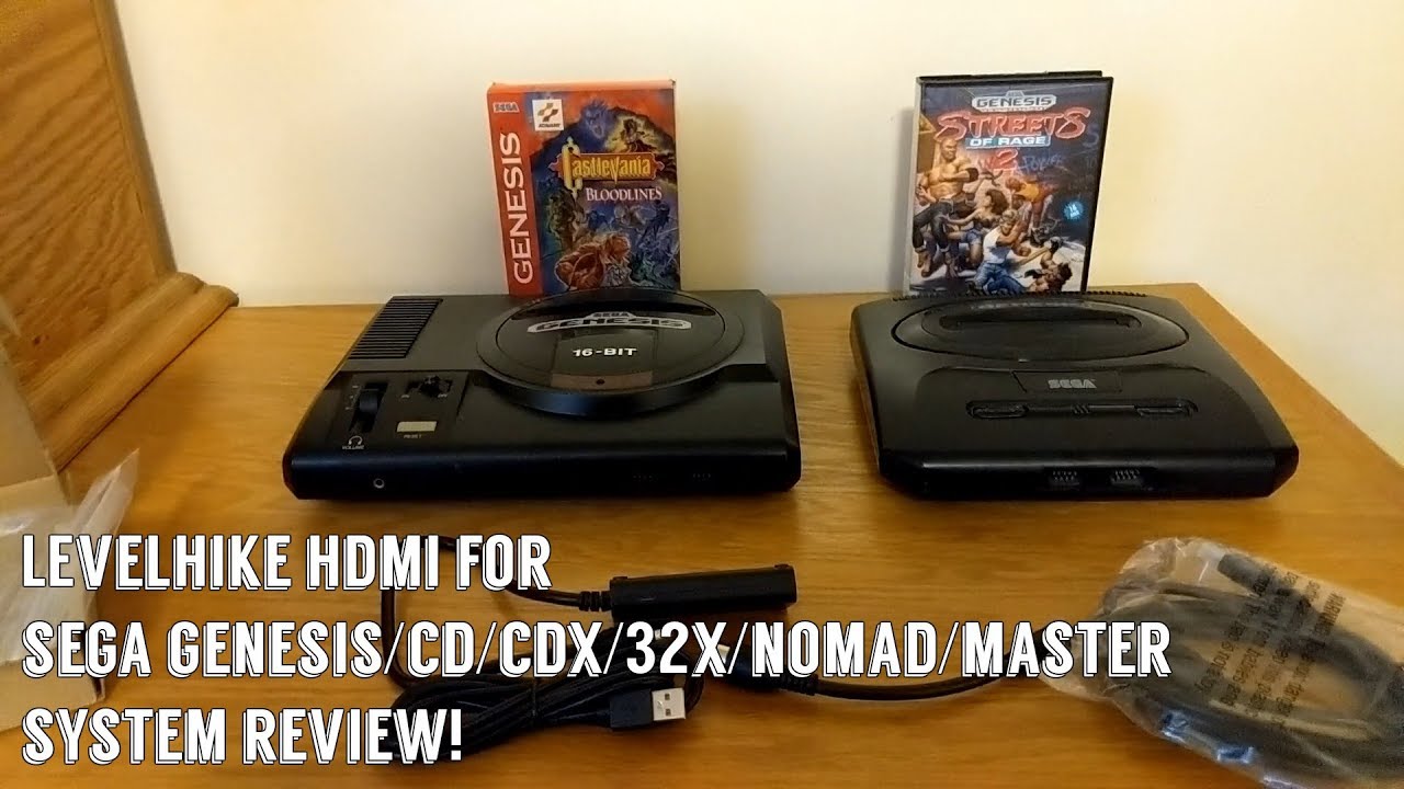 LevelHike Sega Genesis/Sega CD/CDX/32X/Nomad/Master System HDMI Review ...