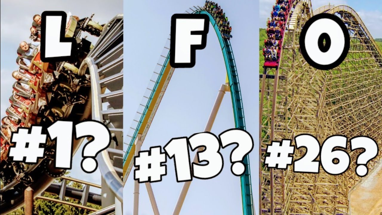 The Best Roller Coaster Letters RANKED!!! - YouTube