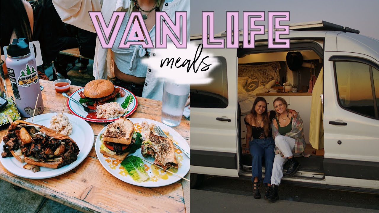 VANLIFE: What we eat in a typical day - YouTube