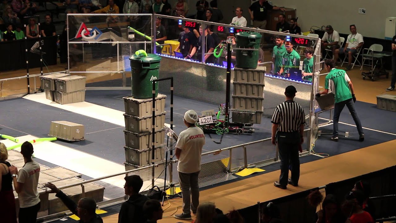 FRC - 2015 - Recycle Rush - Ventura Regional - Q77 - YouTube