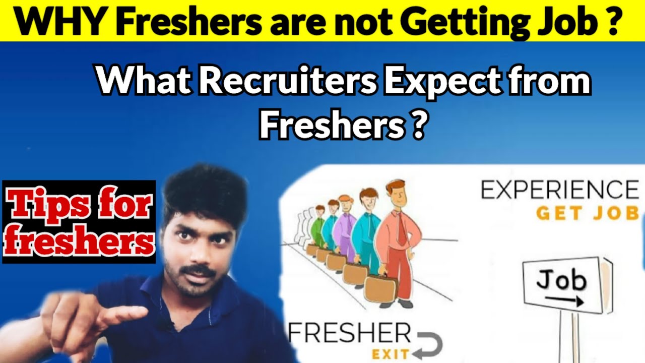 Why freshers are not getting job | TIPS FOR FRESHERS |What is ...