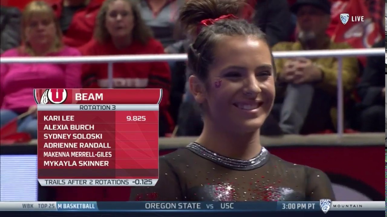 Alexia Burch (Utah) 2019 Beam vs UCLA 9.875 - YouTube