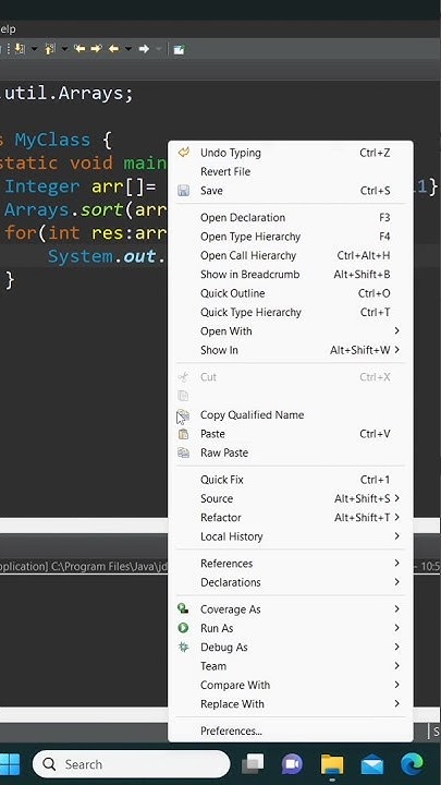 sort array in ascending order using inbuilt arrays method #java #arraysinjava #array #sorted # ...