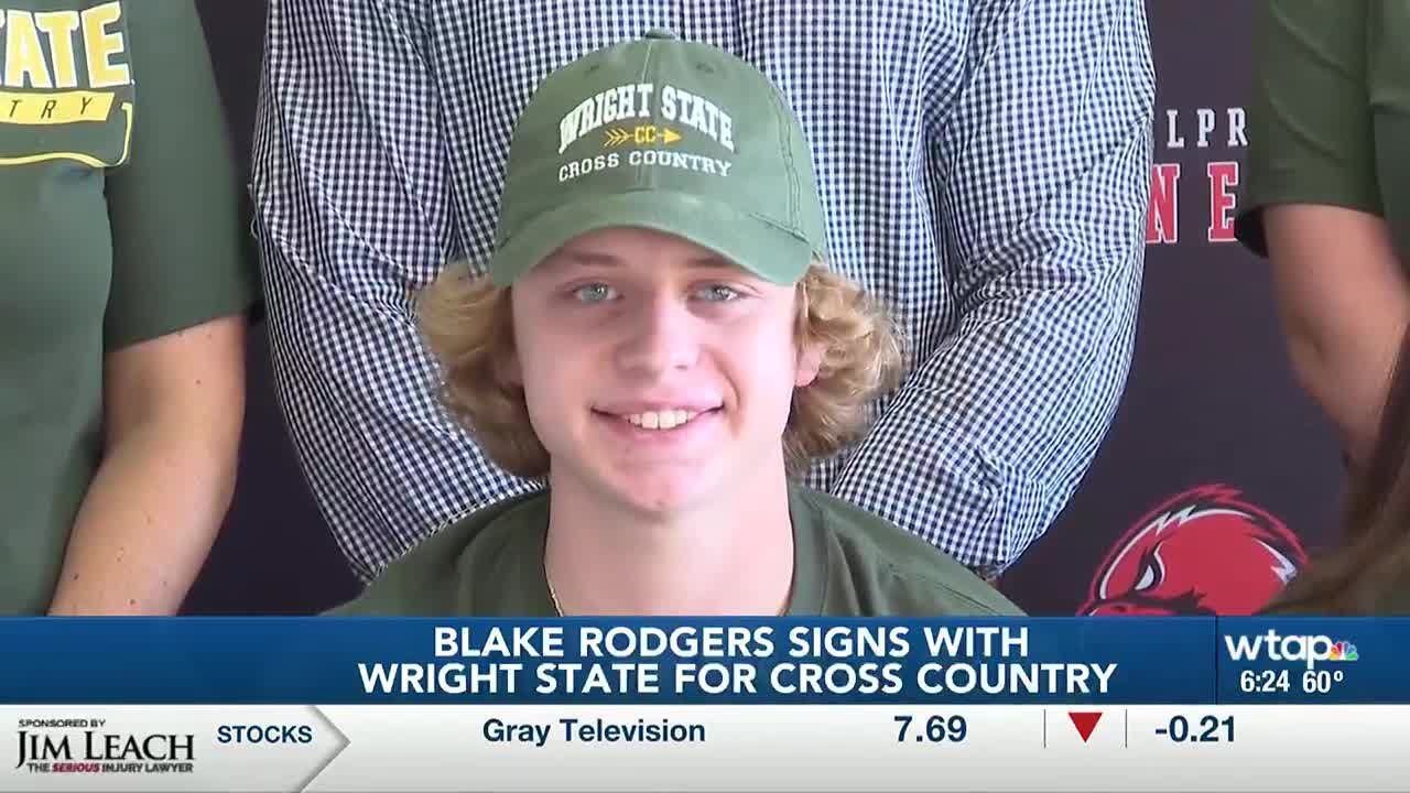 Blake Rodgers signs with Wright State University for track and cross ...