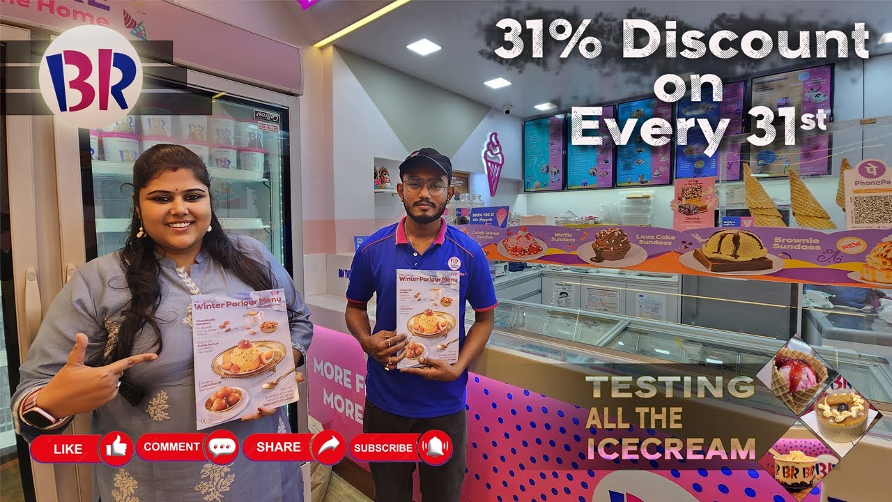 BASKIN ROBBINS INDIA. TASTING ALL THE ICE CREAMS AT BASKIN ROBBINS. BASKIN ROBBINS REVIEW ...