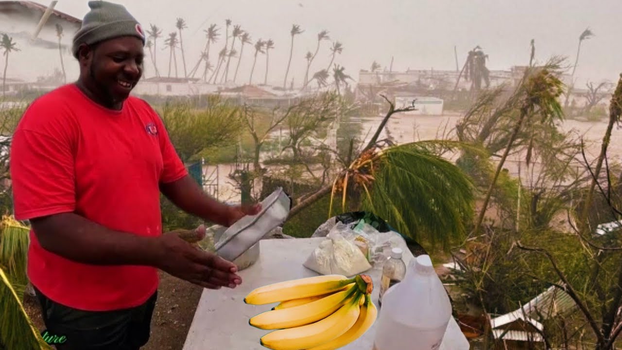 Baking Through the Storm: Preparing Banana Bread Amidst the Hurricane ...