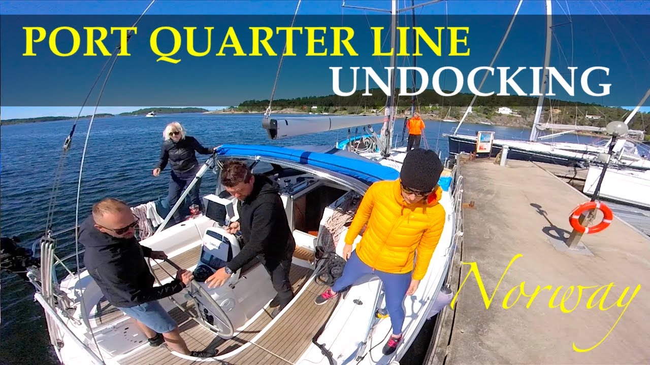 Undocking on port quarter line - YouTube