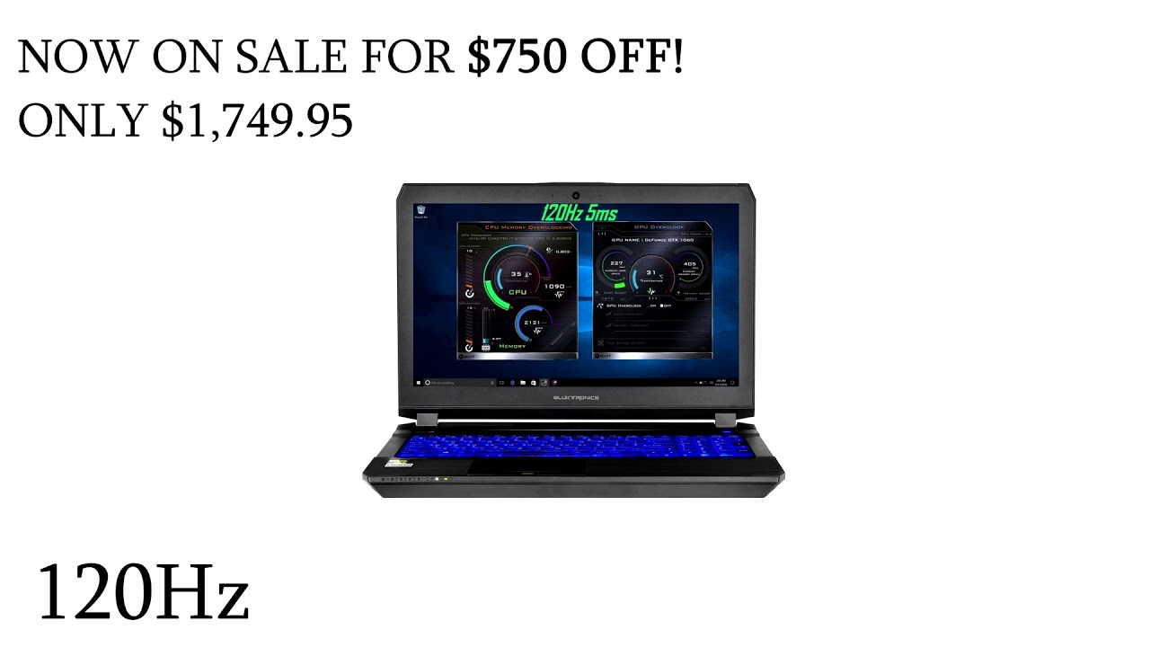 Eluktronics P650HS-G 120Hz Laptop - BEST 120Hz Gaming Laptop! - YouTube