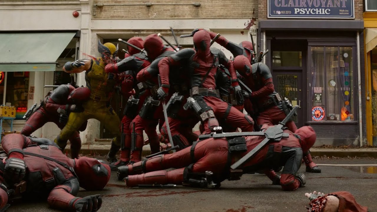 deadpool & wolverine VS deadpool army - YouTube