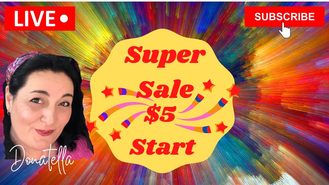 LIVE CHAT AND SELLING SUPER SALE $5 START - YouTube