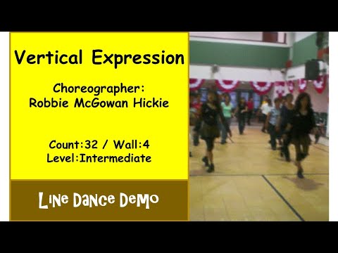 (Line Dance) Vertical Expression - Robbie McGowan Hickie - YouTube