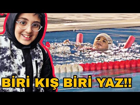 EMİR'İN  HAVUZDA 2. DERSİ YÜZMEYİ ÖĞRENDİ |EFE'NİN DİŞİ ÇEKİLECEK !! #24saat VLOG