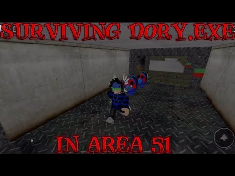 Surviving Dory.EXE in Area 51 in Roblox - YouTube