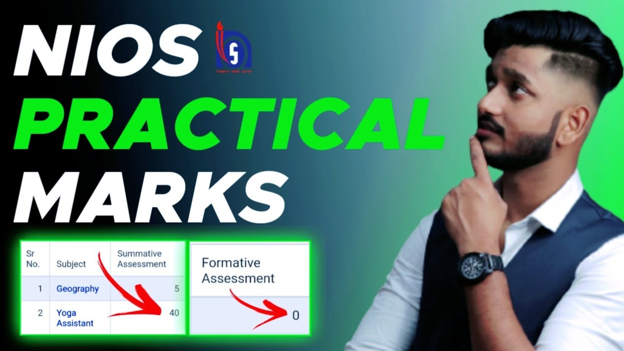 Nios Practical Results Process | Formative & Summative Assessment Marks ...
