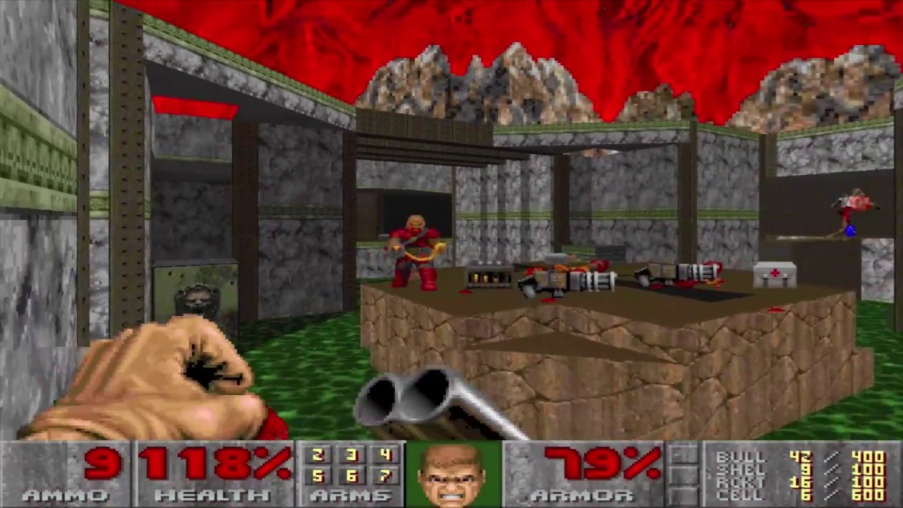 Прохождение Doom II: Hell on Earth [Ад на Земле] 21-25 уровни @ Ultra ...