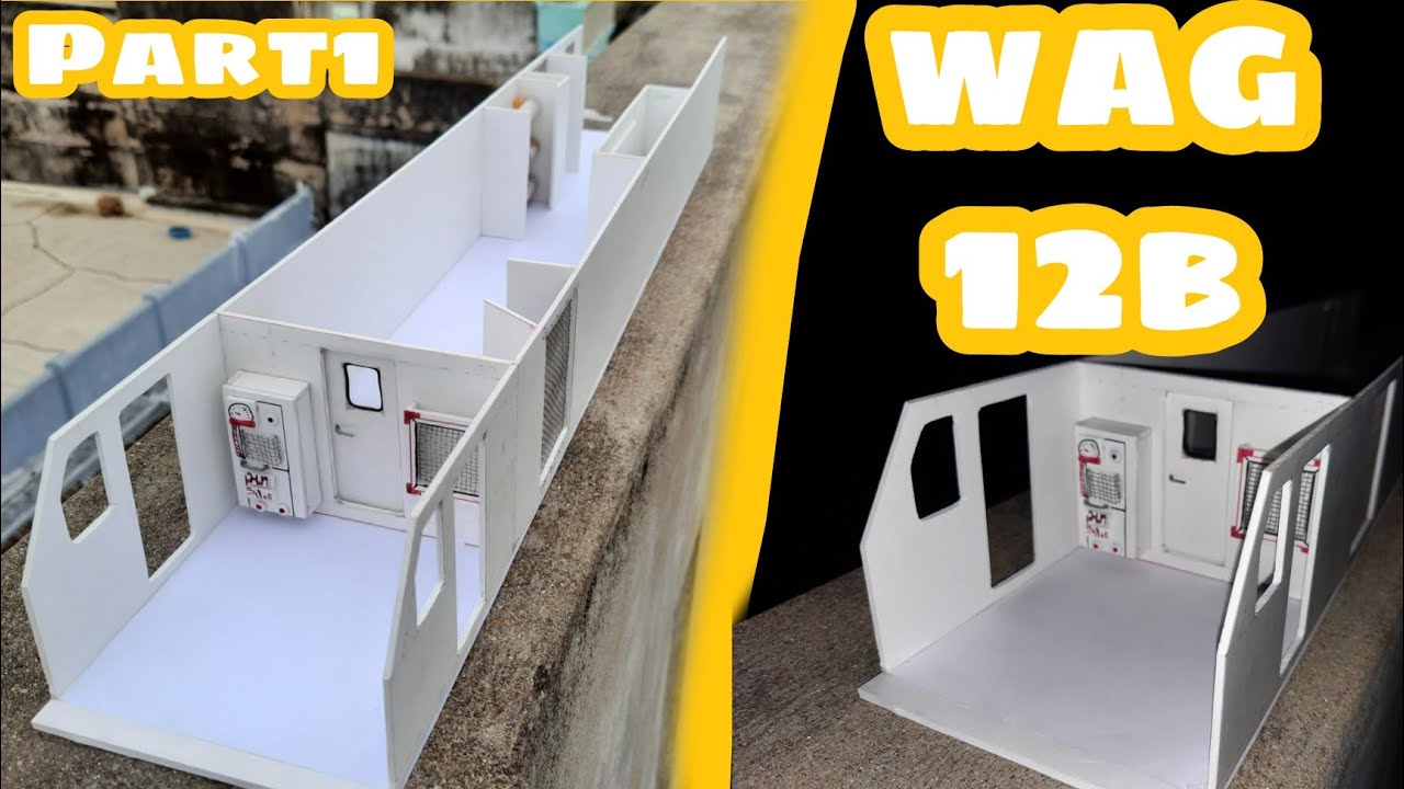 (Part1) How To Make Loco WAG 12B | Wag12 Engine | 1/28 scale | Engine ...
