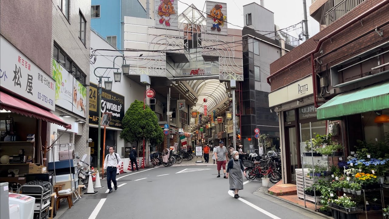 [4K HDR] Togoshi Ginza ~ Musashikoyama Continue walking through the ...