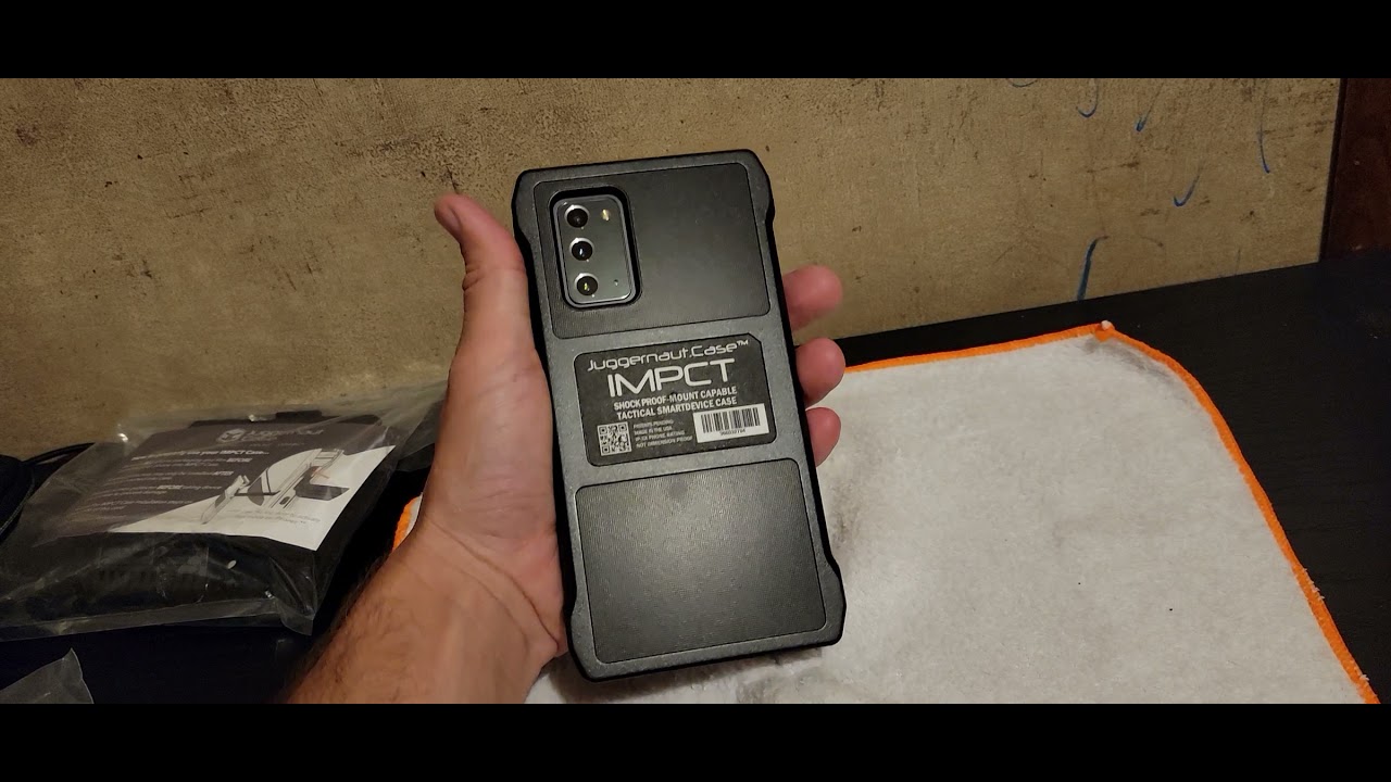 Juggernaut case for My Samsung Note 20 and chest mount - YouTube