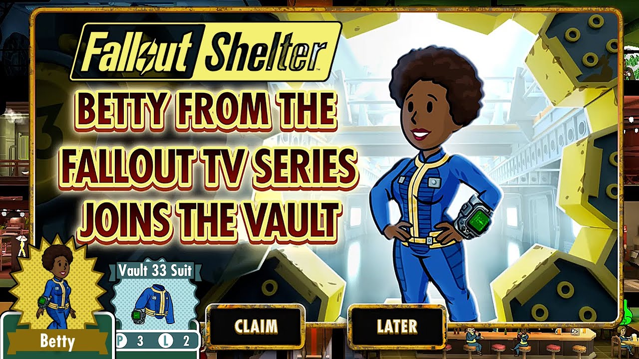 Fallout Shelter How to find Betty from the TV show - YouTube