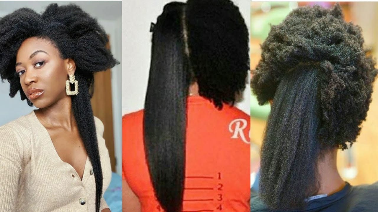 Embrace Your Shrinkage 😍 Hair Shrinkage Compilation 3c/4a/4b/4C Natural ...