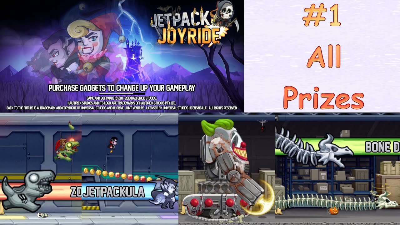 Jetpack Joyride #1 2019 Halloween All Cleared Review - YouTube